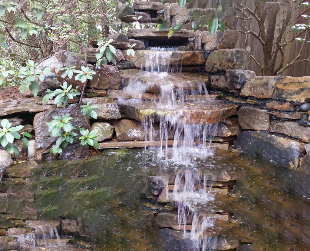 Waterfall Construction in Smyrna, GA | Callahan Landscape
